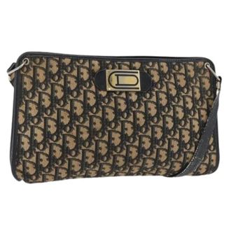 Dior Pre-owned Toile sacs-dior - Femme - Pre-owned - Beige - Taille: ONE Size