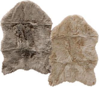 Boltze Josy Dekofell beige/grau 90cm Sortiert (1 St&uuml;ck)