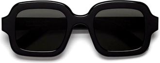 Retro Superfuture Benz Sonnenbrille - Schwarz