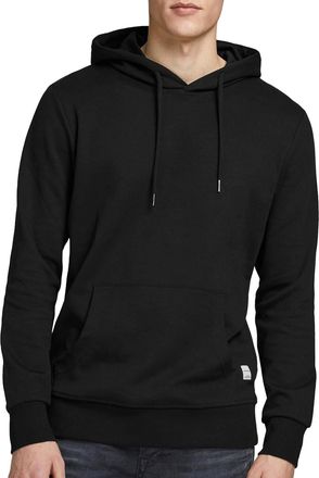 Jack & Jones Herren Jjebasic Noos Hooded Sweatshirt, Schwarz, XL EU