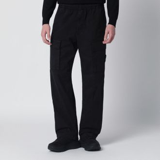 Stone Island Schwarze Cargo-Hose aus Baumwollmischung
