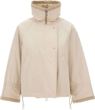 Duno Femme, Vestes, Beige, Taille: 38 FR Veste Maeva Chia