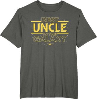 Star Wars Best Uncle in the Galaxy Birthday Fathers Day T-Shirt