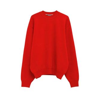 Jacquemus Pullover mit Rundhalsausschnitt und Stickerei - - Knitwear - Herren - Rot - M