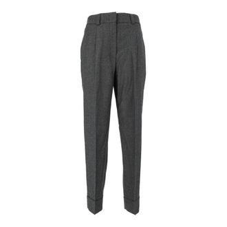 PESERICO Femme, Pantalons, Gris, Taille: 46 FR Pantalon slim