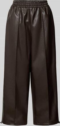 Rich & Royal Straight Fit Hose in Leder-Optik