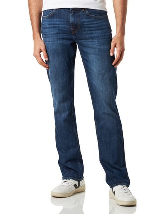7 For All Mankind Herren Jsms83l0 Jeans, Mid Blue, 40 EU