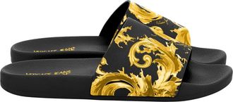 Versace Jeans Couture Femme, Chaussures, Noir, Taille: 36 EU Pool Slide