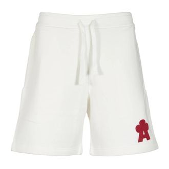 A Paper Kid Wei&szlig;e Felpa-Shorts f&uuml;r Kinder - - Shorts - Herren - Wei&szlig; - L