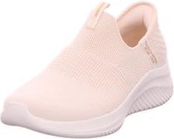 Skechers Femme Ultra Flex 3.0 Cozy Streak Basket, Garniture en Tricot Brun Clair, 38.5 EU