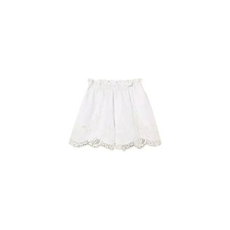 Twinset Femme, Shorts, Blanc, Taille: 38 FR Linen Shorts
