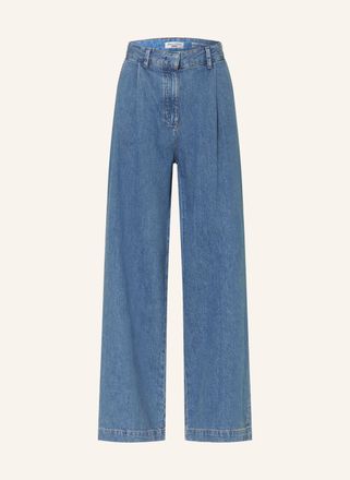Marc O'Polo Denim Marc Opolo Denim Wide Leg Jeans Tomma Pleated blau