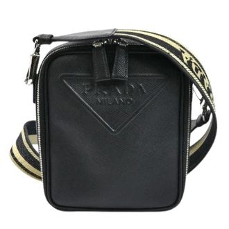 Prada Pre-owned Leder-Schultertasche - - Pre-owned - Herren - Schwarzk - ONE SIZE