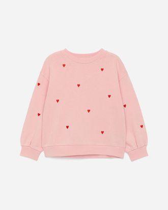 Arket Sweatshirt Mit Stickerei -Rosa