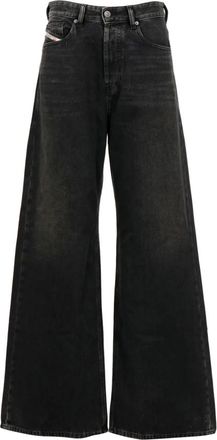 Diesel Femme, Jeans, Noir, Taille: W29 L32 1996 D-Sire Relaxed Jeans