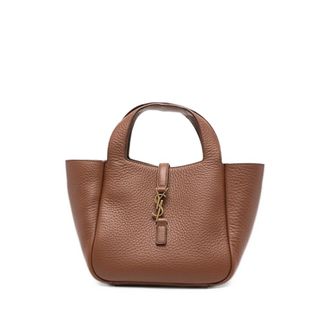 Saint Laurent Cassandre Grained Leather Tote Bag