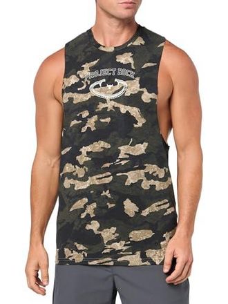 Under Armour D&eacute;bardeur Project Rock Camo pour homme, (299) City Kaki / Vert baroque / Argile blanche, Taille L