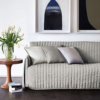 Caleffi Sofabezug Pagoda einfarbig 1-Sitzer Sand