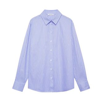 Anine Bing Essie Shirt - - Blouses & Shirts - Damen - Blau - M