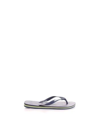 Havaianas Mixte Brasil Logo Tongs, BLEU NAVAL, 37/38 EU