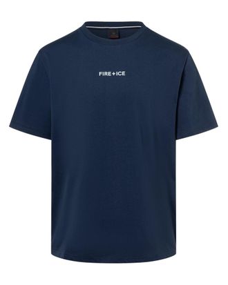 Bogner Unifarbenes T-Shirt mit gedrucktem Label-Schriftzug in
