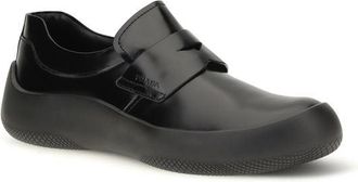 Prada Calf Leather Slip-On Loafer - Black
