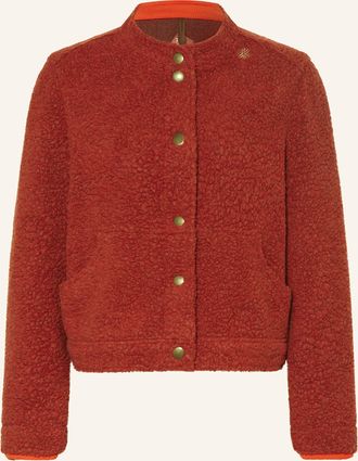 Grasegger Trachtenjacke Gr&uuml;nten Aus Boucl&eacute; orange