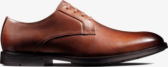 Clarks Ronnie Walk Britisch Tan Lea Schuhe