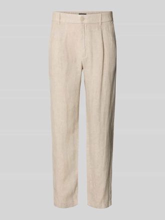 Mc Neal Tapered Fit Leinenhose mit Eingrifftaschen
