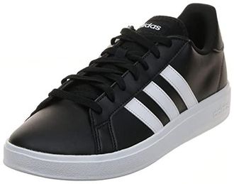 adidas Homme Grand Court Base 2.0 Shoes Chaussures, Core Black/Cloud White/Core Black, 46 2/3 EU