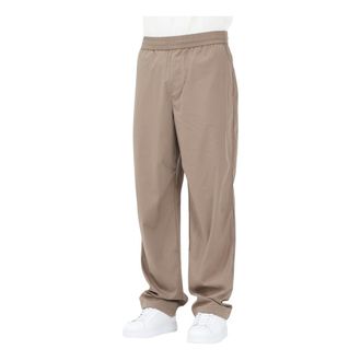 A|X Armani Exchange Homme, Pantalons, Beige, Taille: W32 Pantalon Large Marron D&eacute;contract&eacute;