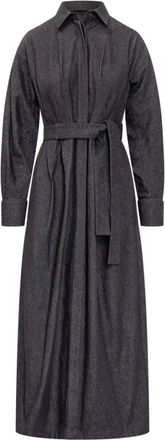 Max Mara Femme, Robes, Bleu, Taille: 40 FR Aller Chemise Dress