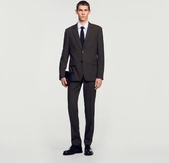 Sandro Anzugjacke aus Wolle