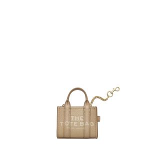 Marc Jacobs Femme, Sacs, Brun, Taille: ONE Size The Nano Tote Charm