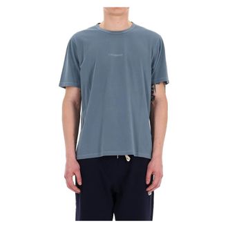 C.P. Company Einzigartiges gef&auml;rbtes Baumwoll-T-Shirt - - Tops - Herren - Blau - M