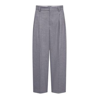 Rossi Noa Crop Cashmere Touched - - Trousers - Damen - Grau - L