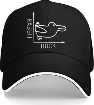 Generic Hiver Coton Chaud, Wittgenstein Duck Illusion Couleur Unie Casquettes de Baseball Casquette à visière Lapins Sun Shade Chapeaux Hommes Femmes