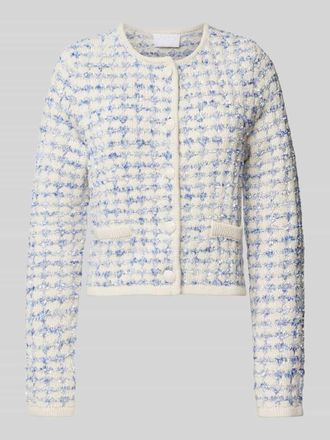 Jake*s Cardigan mit durchgehender Knopfleiste