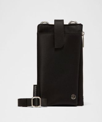 lululemon Phone Crossbody in Black/Silver