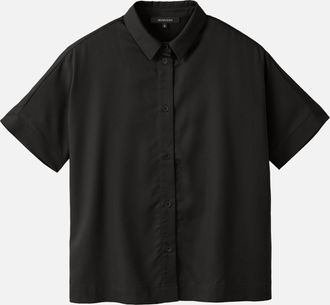 recolution Recolution Damen vegan Bluse Lotus Schwarz