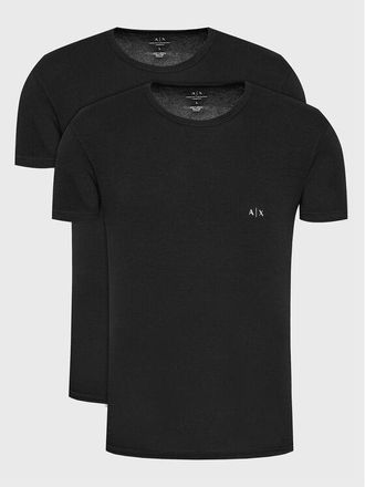 A|X Armani Exchange T-Shirt-Set 956005 CC282 07320 Schwarz Slim Fit