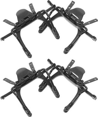 UPKOCH Lot de 4 Clips pour Verres Polaris&eacute;s en Acier Inoxydable Fixation L&eacute;g&egrave;re et Antid&eacute;rapante pour Lunettes de Soleil et Adapt&eacute;s pour Conduite Sports de P