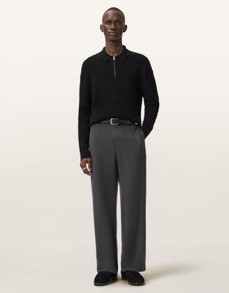 AllSaints Halla - Hose in Anthrazit-Grau