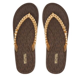 Michael Kors Zehentrenner MICHAEL Michael Kors Zaza 40S5ZAFA1B Goldfarben