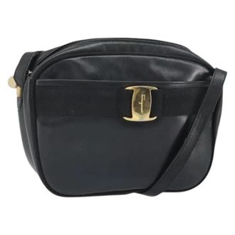 Ferragamo Pre-owned Ledertasche - - Pre-owned - Damen - Schwarzk - ONE SIZE