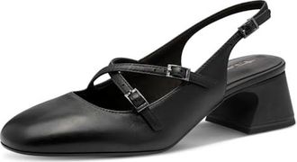 Tamaris Femme Damen Sling 1-29662-45 Escarpins, Cuir Noir, 40 EU