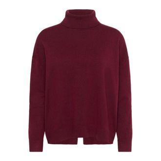 Inwear Femme, Pulls, Rouge, Taille: 44 FR Pull à Col Roulé Confortable Cabernet