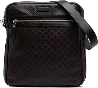 Gucci Hobo Bags - Diamante Leather Hilary Lux Crossbody - Gr. unisize - in Braun - für Damen