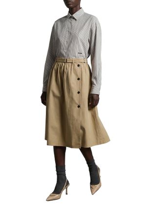 Prada Panama Skirt - Beige