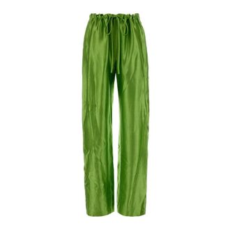 Khaite Femme, Pantalons, Vert, Taille: 38 FR Rohen Pant